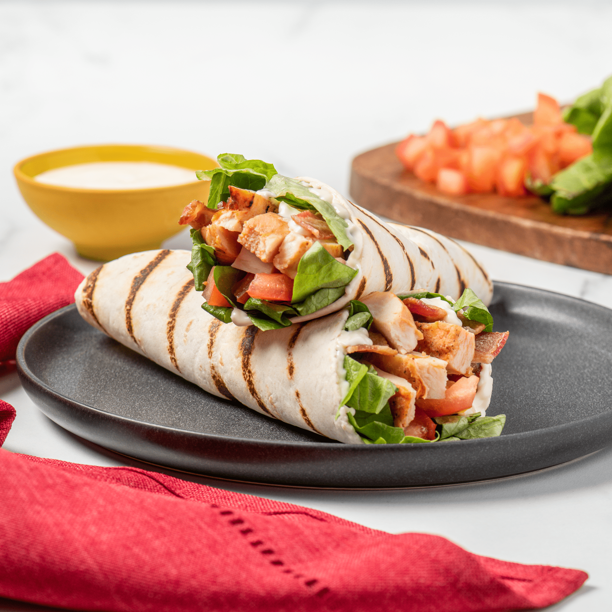 Chicken Bacon Ranch Keto Wrap | Oroweat